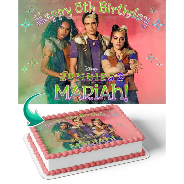 Werewolf Disney Zombies Edible Image Cake Topper Personalized Birthday ...