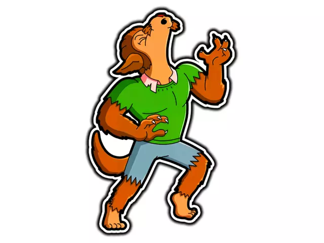 DOPASTICKER Werewolf Flanders Decorative Laptop, Phone Stickers ...