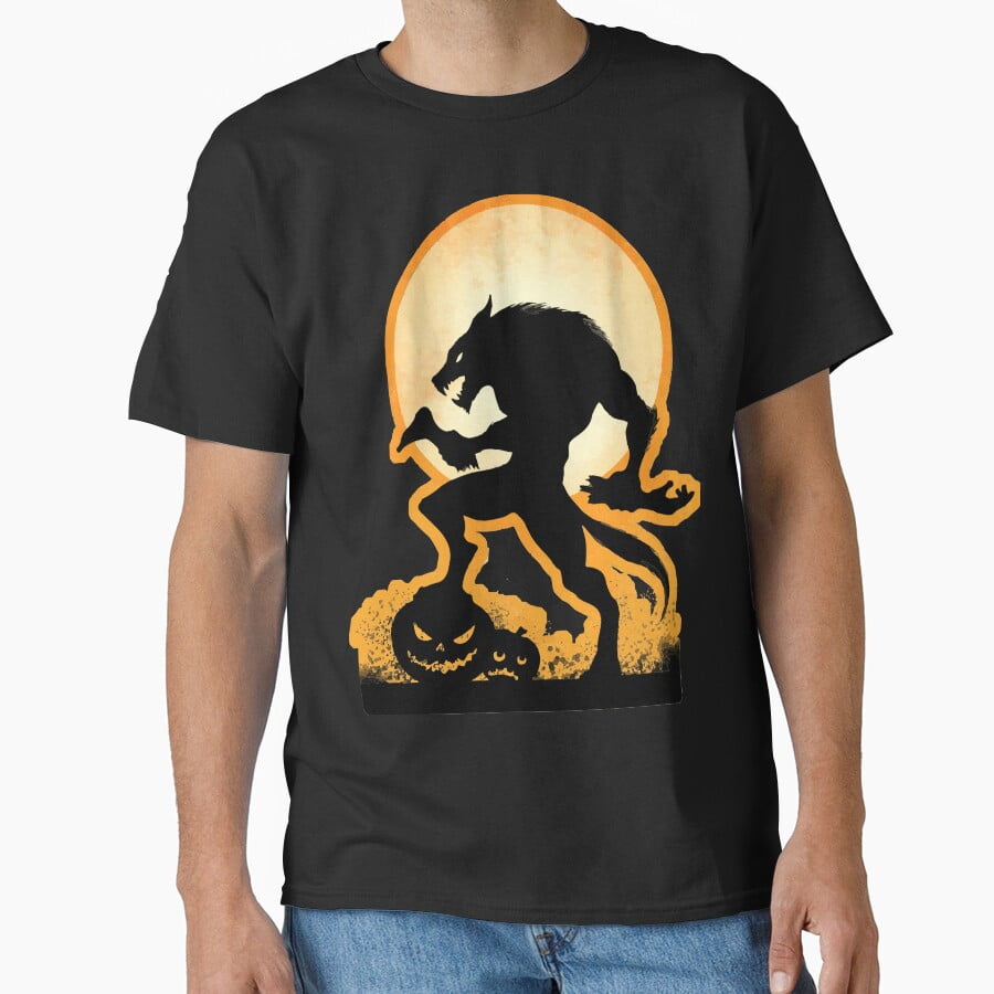 Werewolf Full Moon Fear the Ripper Night Monster Horror Unisex T-Shirt ...