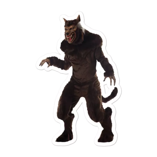Werewolf Halloween Wall Window Decal Sticker Decor Horror Scary Phone ...