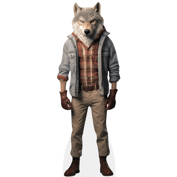 Werewolf (Jacket) Mini Cardboard Cutout Standee - Walmart.com