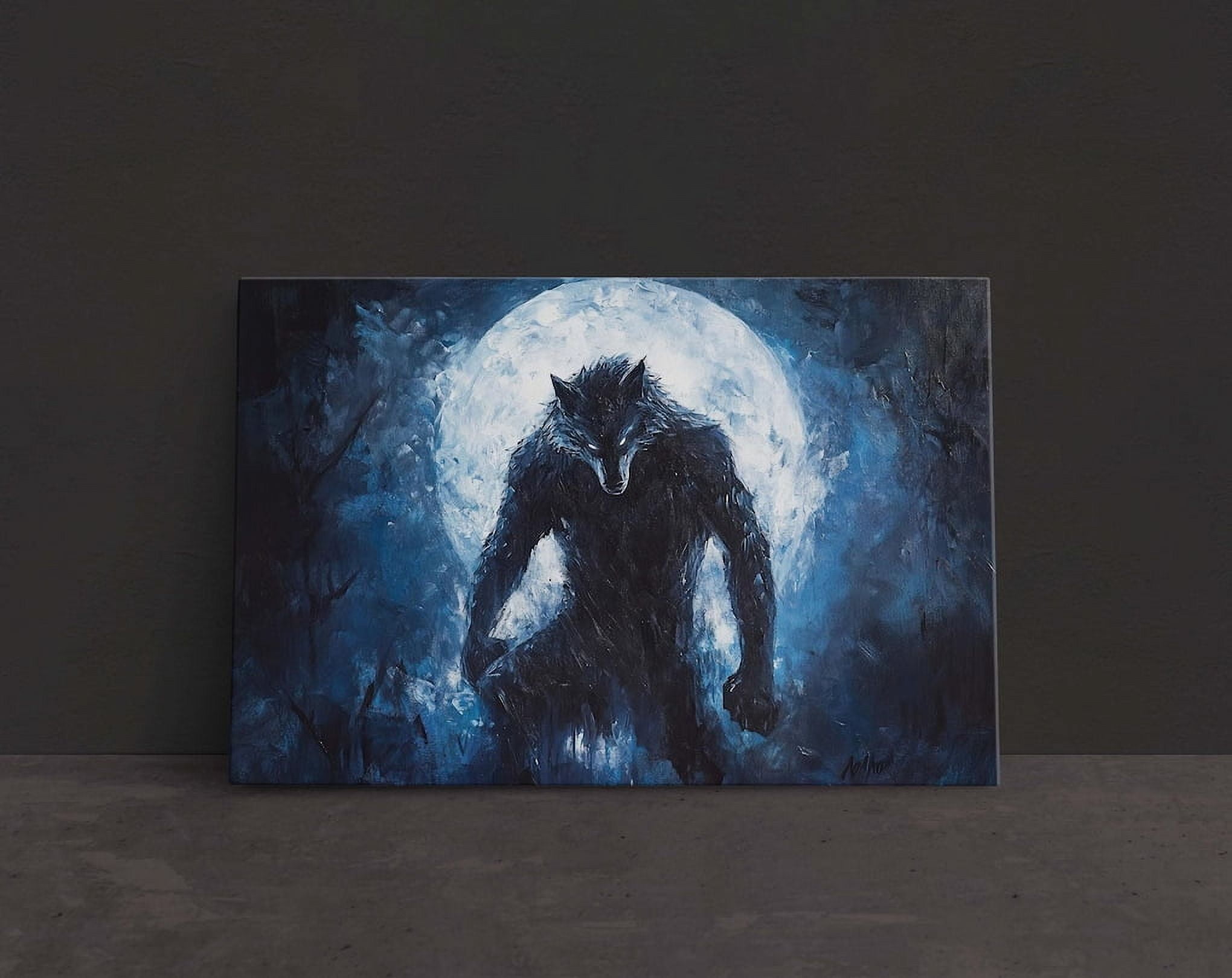 Werewolf Moon, Occult Art, Gothic Halloween, Vintage Art, 1800S Decor ...