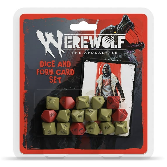 Werewolf: The Apocalypse 5th Edition Roleplaying Game Dice & Form Card ...