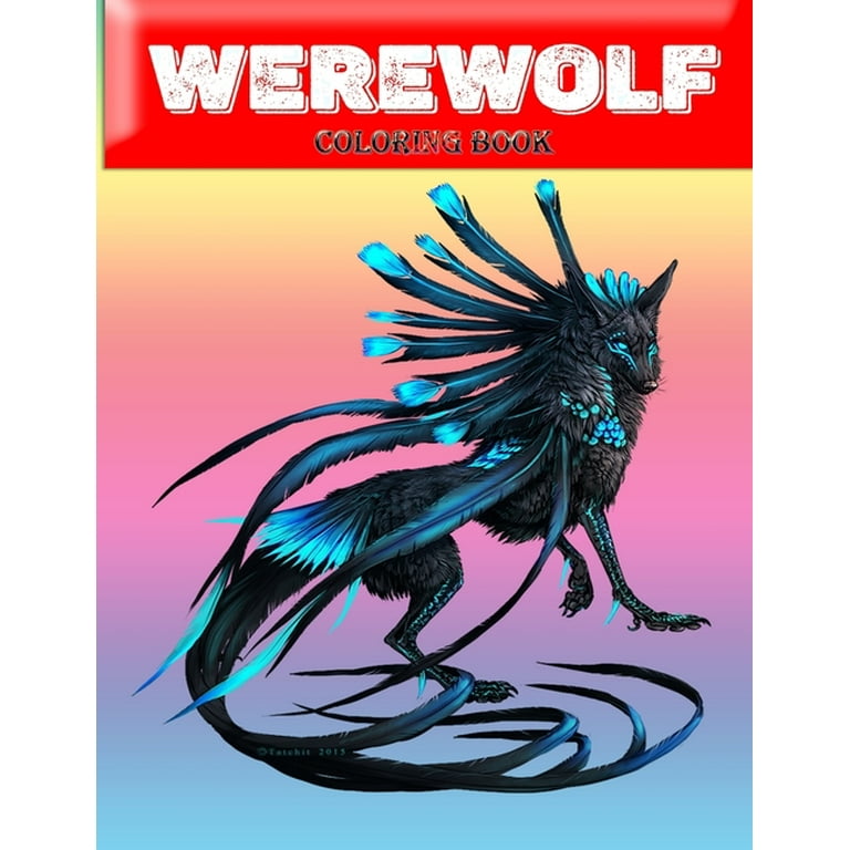 werewolf coloring book