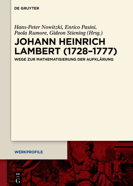 Johann Heinrich Lambert Books - Walmart.com