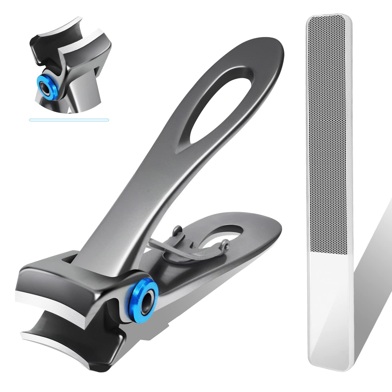 Werlla Extra Large Long Handle Toenail Clippers - 17mm Wide Jaw Opening ...
