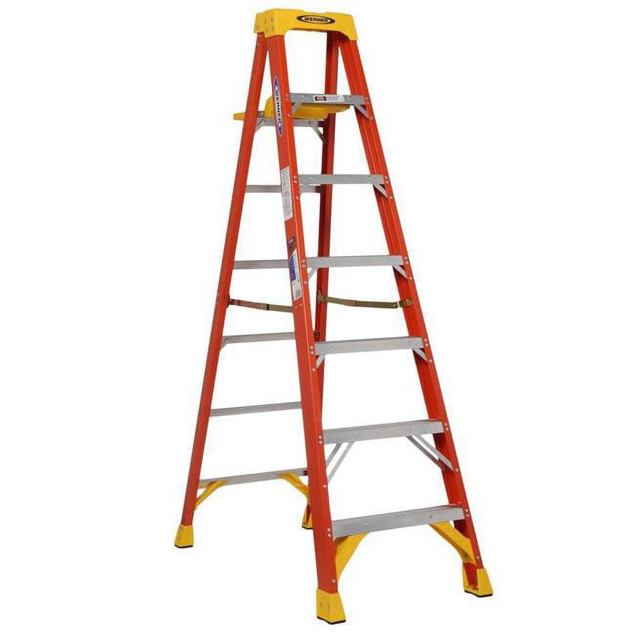 Werner 6207S 7 ft. Type IA Fiberglass Step Ladder with Shelf - Walmart.com