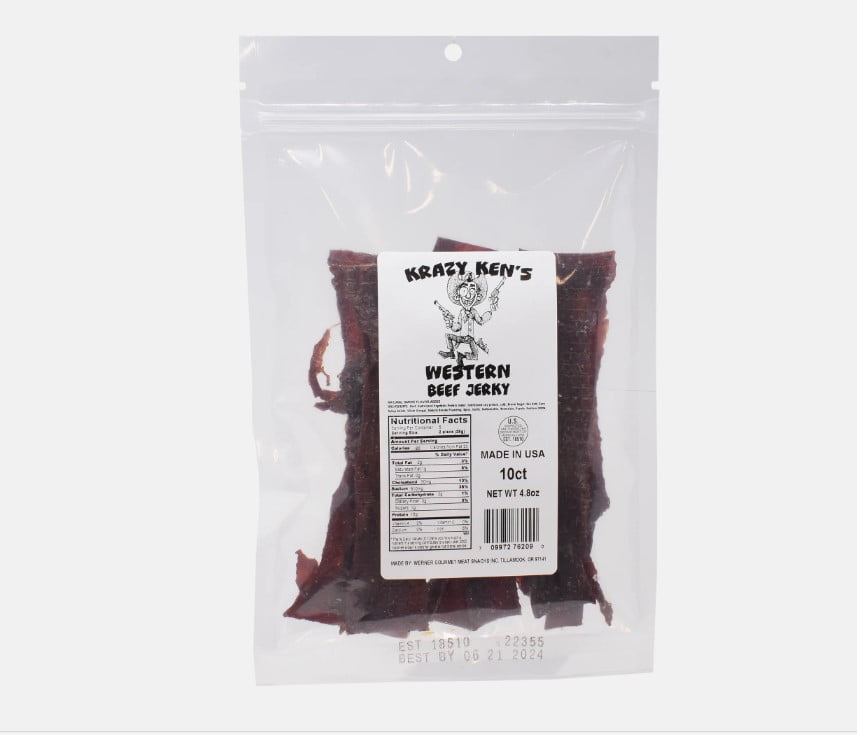 Werner Krazy Ken's Western Beef Jerky 10 Ct - Walmart.com