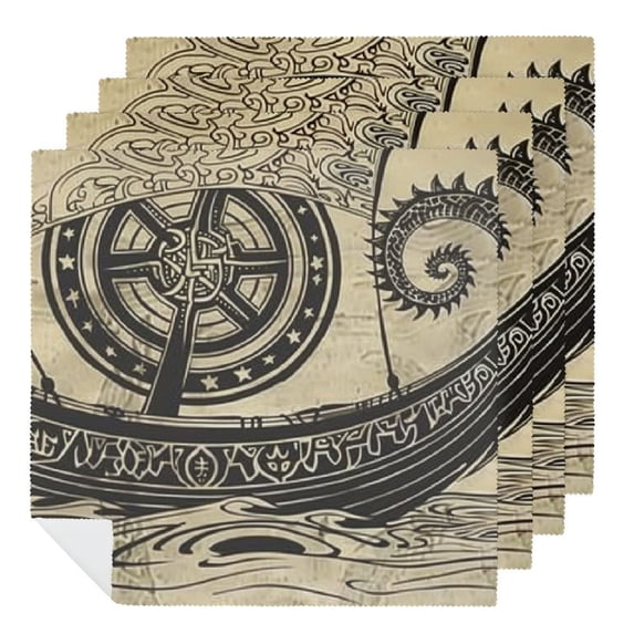 Werp Dragon Cloth Napkin Reusable Polyester for Farmhouse Party Dining ...