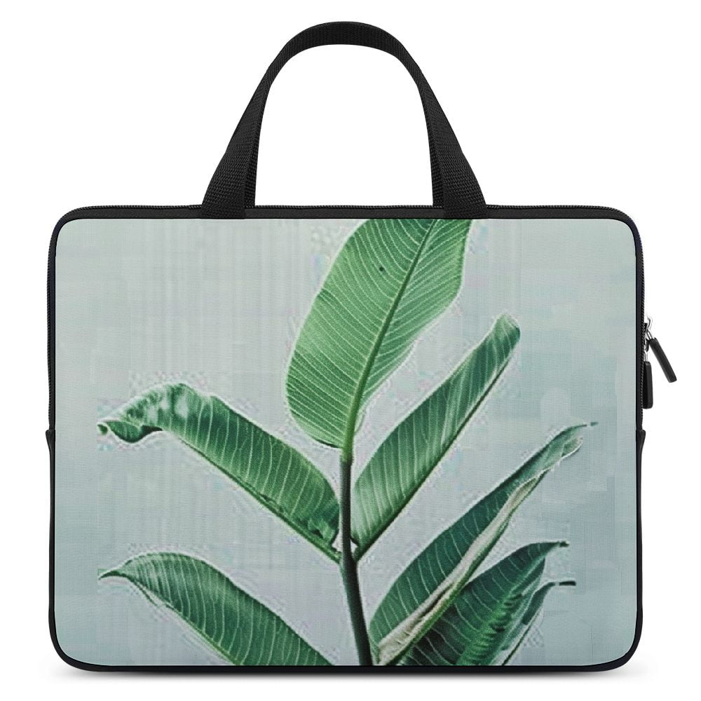 Werpe Leaf Plant Minimalism Laptop Bag Diving Fabric Soft Carrying ...