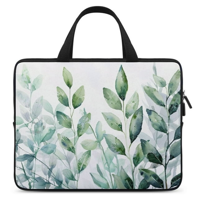 Werpe Leaves Diving Fabric Laptop Handle Bag Computer Protect Case 13 ...