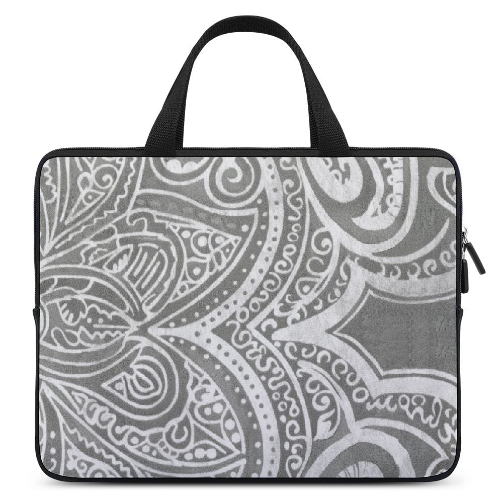 Werpe Paisley Pattern Diving Fabric Laptop Sleeve Carrying Bag Handle ...