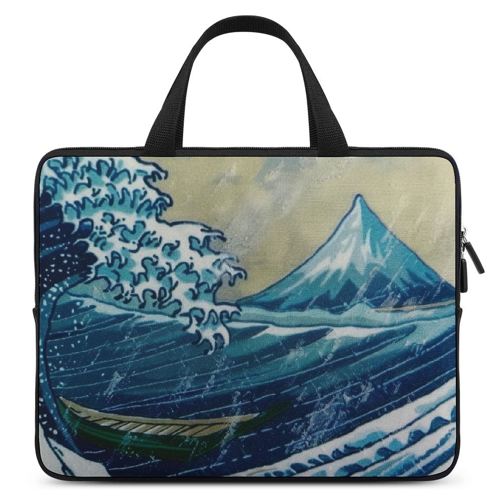 Werpe Wave Boat Sky Laptop Bag Diving Fabric Soft Carrying Travel Case ...