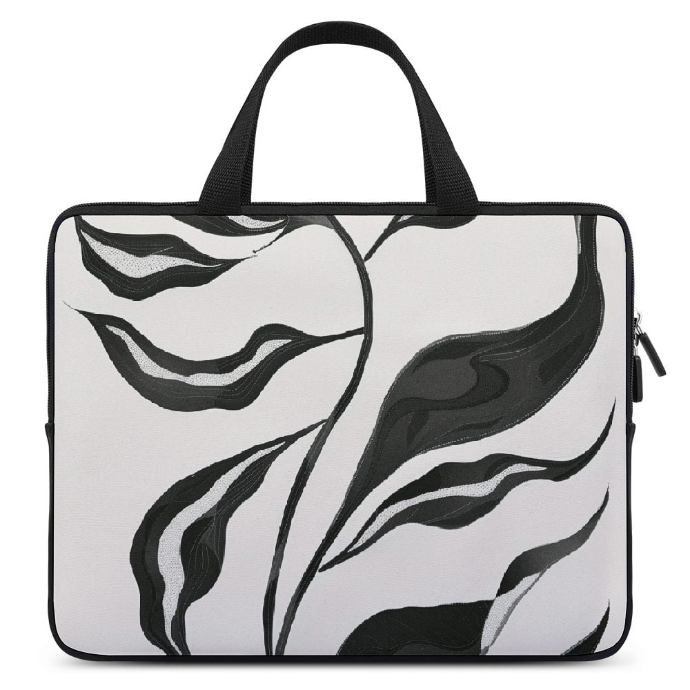 Werpe Zebra Print Diving Fabric Laptop Carrying Bag Sleeve with ...