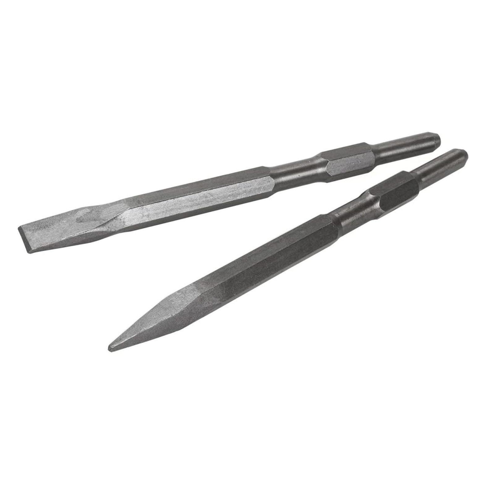 Werqueid 2-Pieces Point and Flat Concrete Chisels for Electric ...