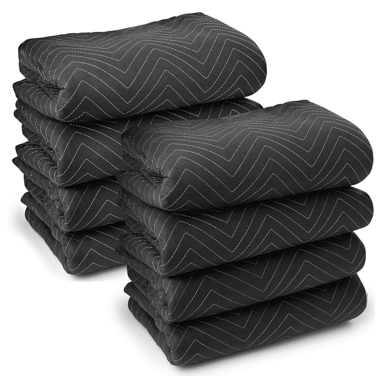 Werqueid 8 Moving & Packing Blankets - Pro Economy - 80" x 72" (35 lb ...