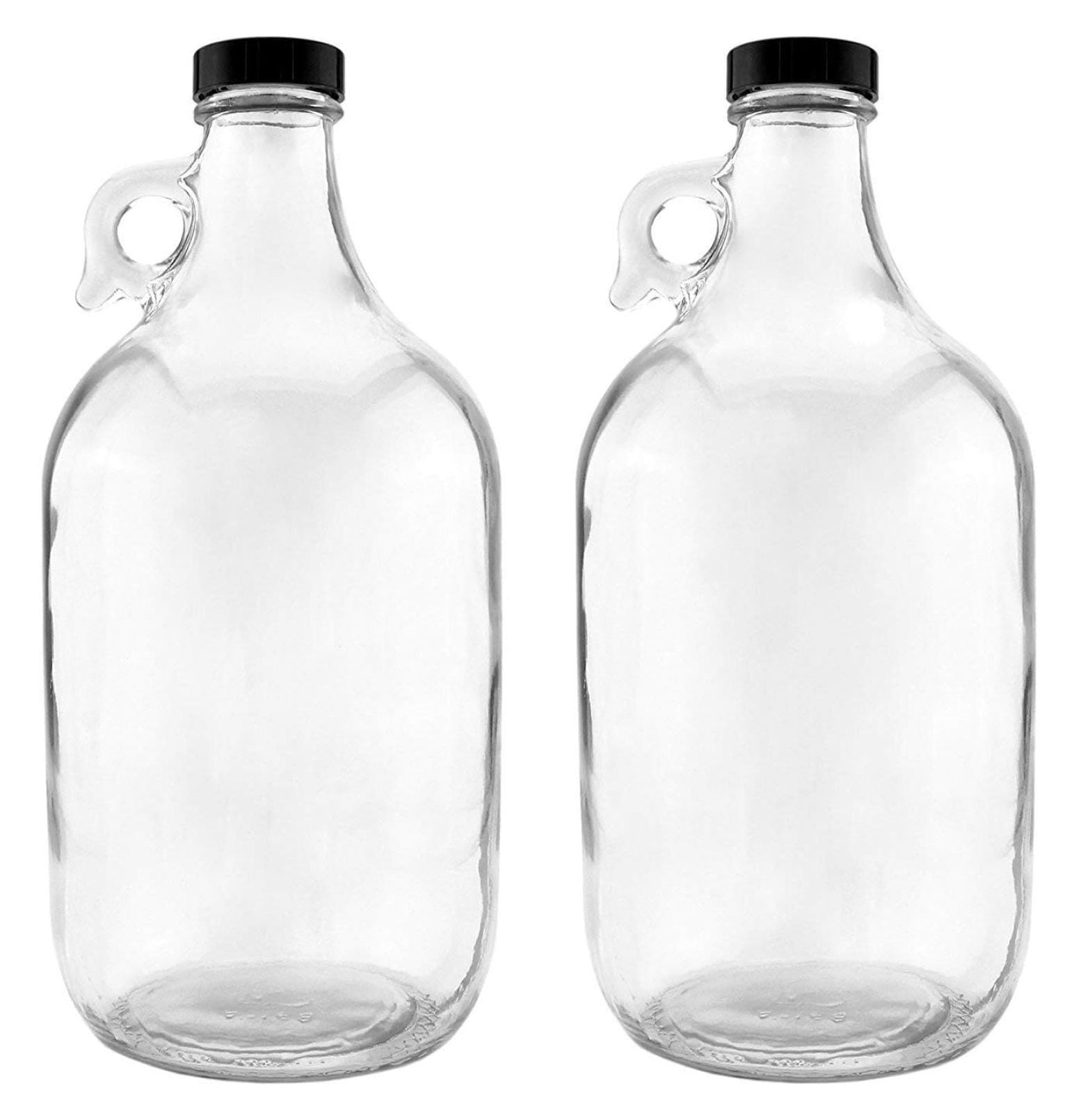 Werqueid Glass Handled Jugs, Half-Gallon, Clear, Pack of 2 - Walmart.com