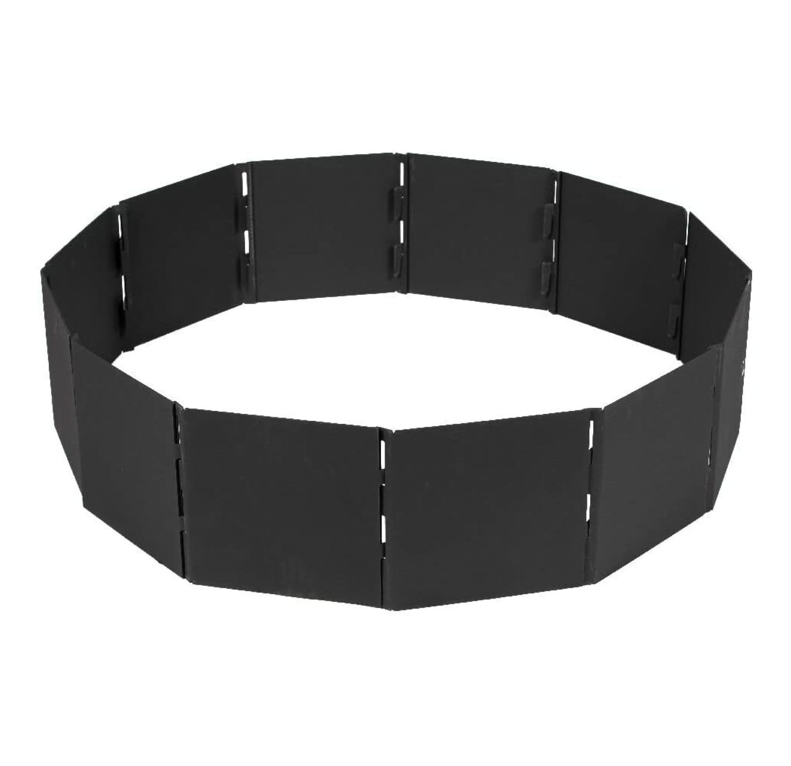 Werqueid Heavy Steel 48in Campfire Pit Ring, 12 Panels, Portable ...