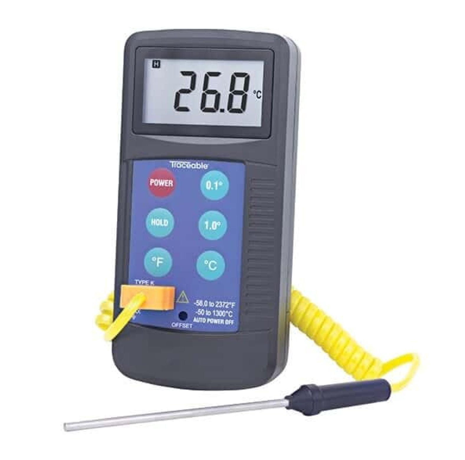 Werqueid Traceable Workhorse Thermocouple Thermometer with Calibration ...