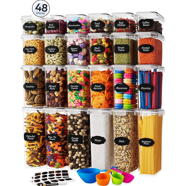 Cereal Containers Storage Shazo 2-Pack Giant Food Storage Containers ...