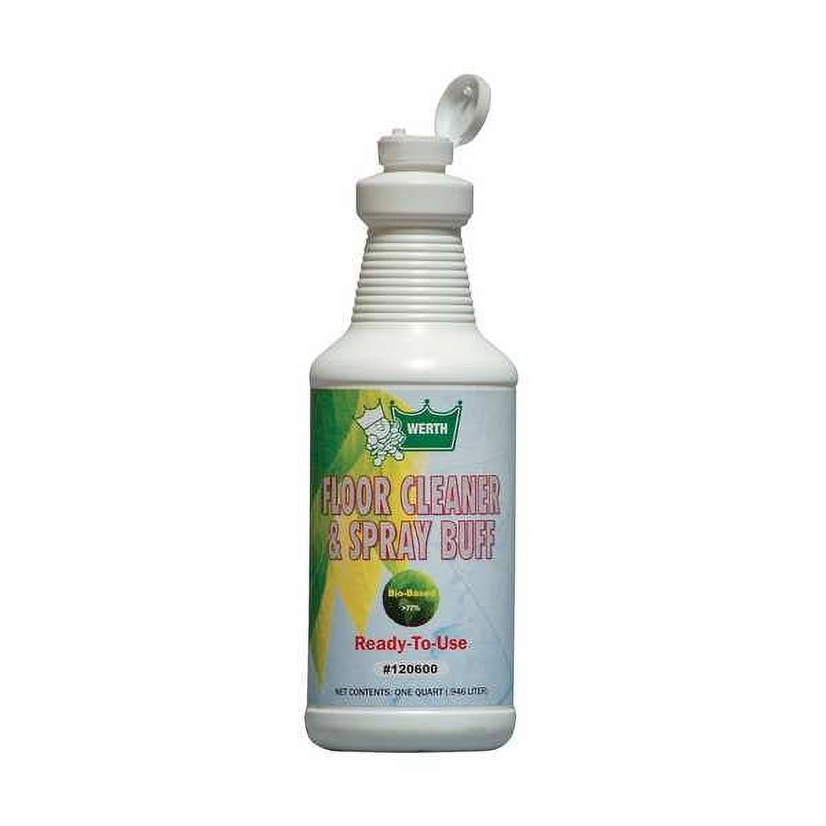 Werth Sanitary Supply Floor Cleaner Spray Buff,1qt,Bottle,PK12 120600 ...