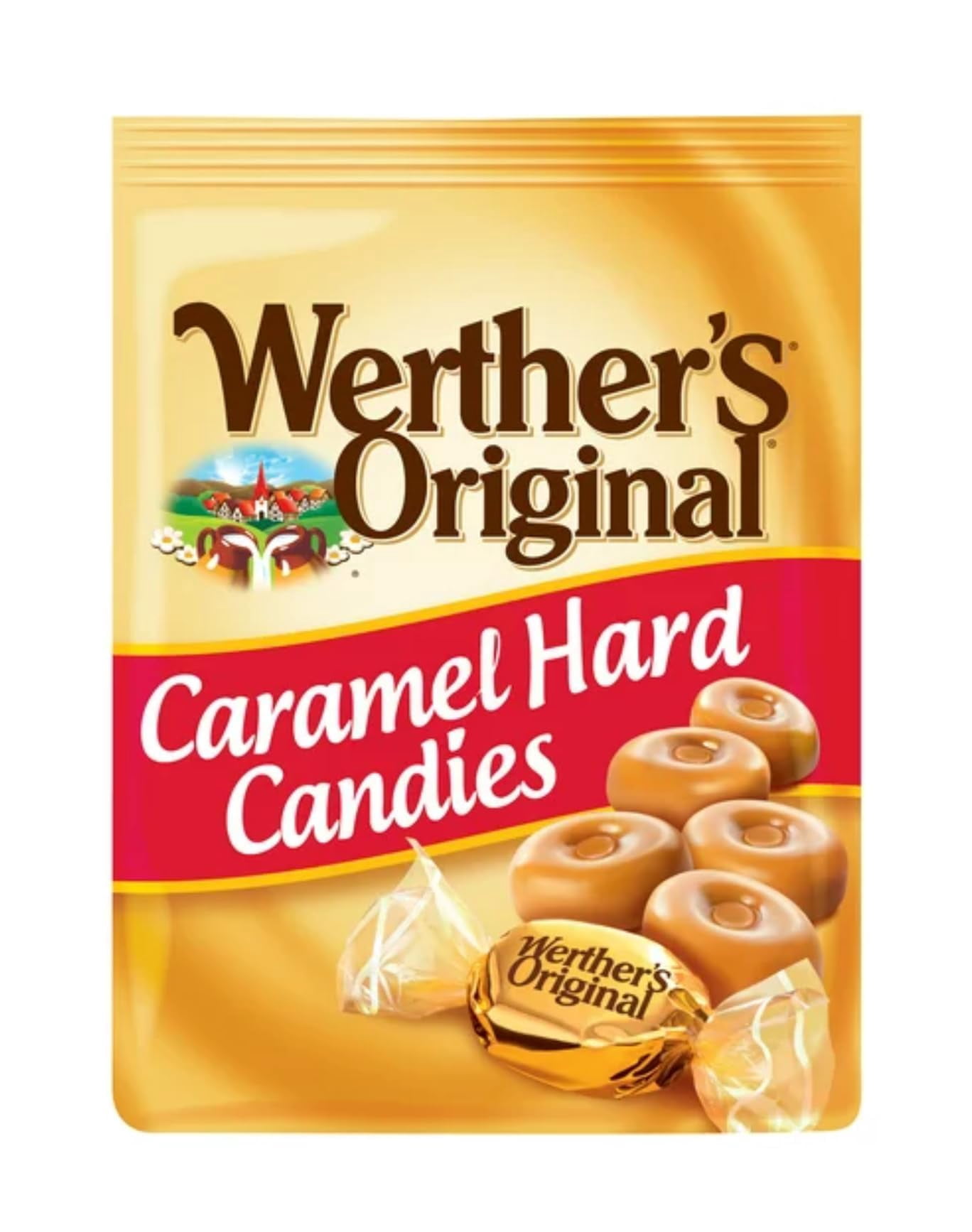 Werther Hard Caramel Candies - MDA05 1lb of Caramels- Delicious Classic ...