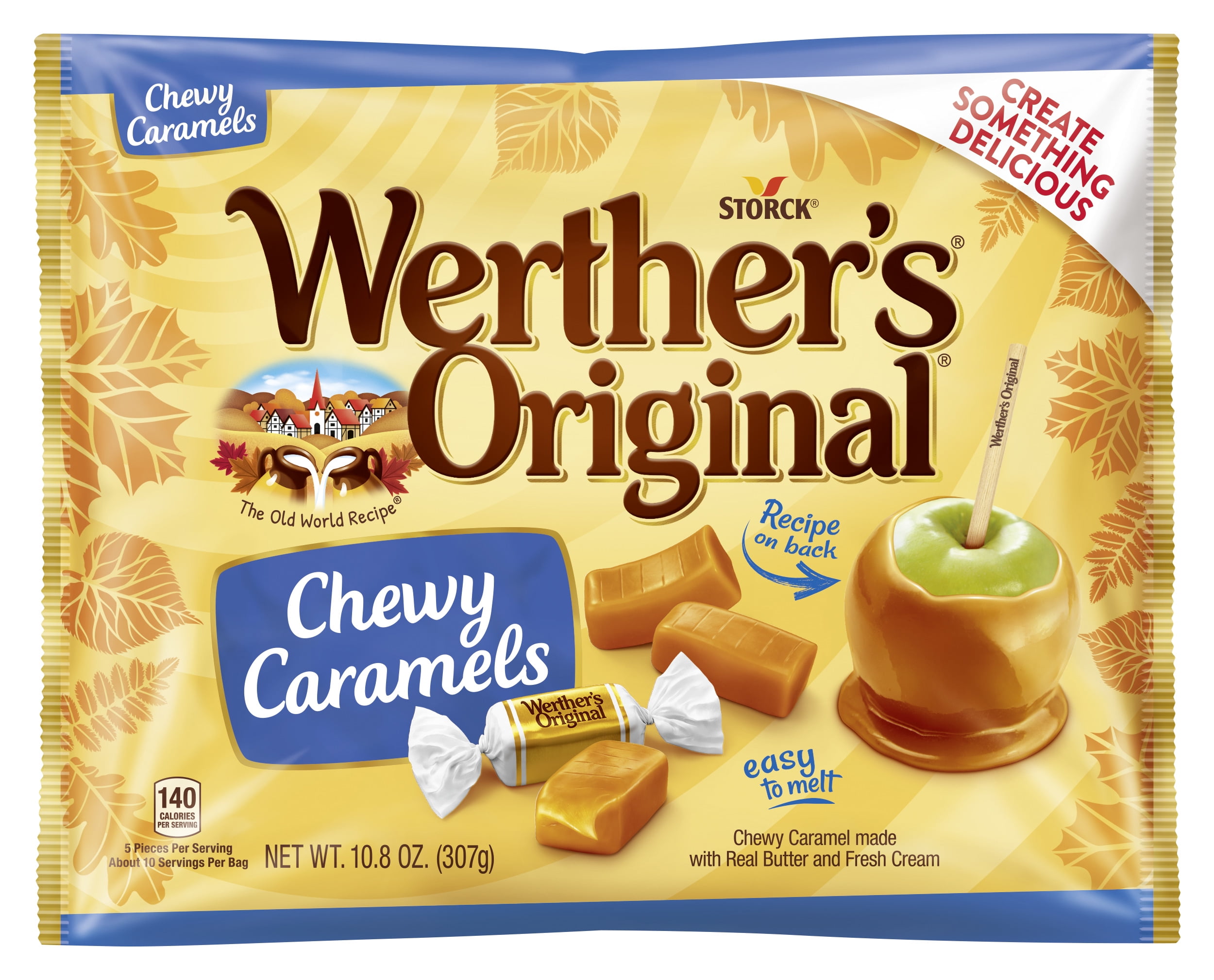 Werther’s Original Chewy Caramel Baking Candy, 10.8 oz – Premium Baking ...