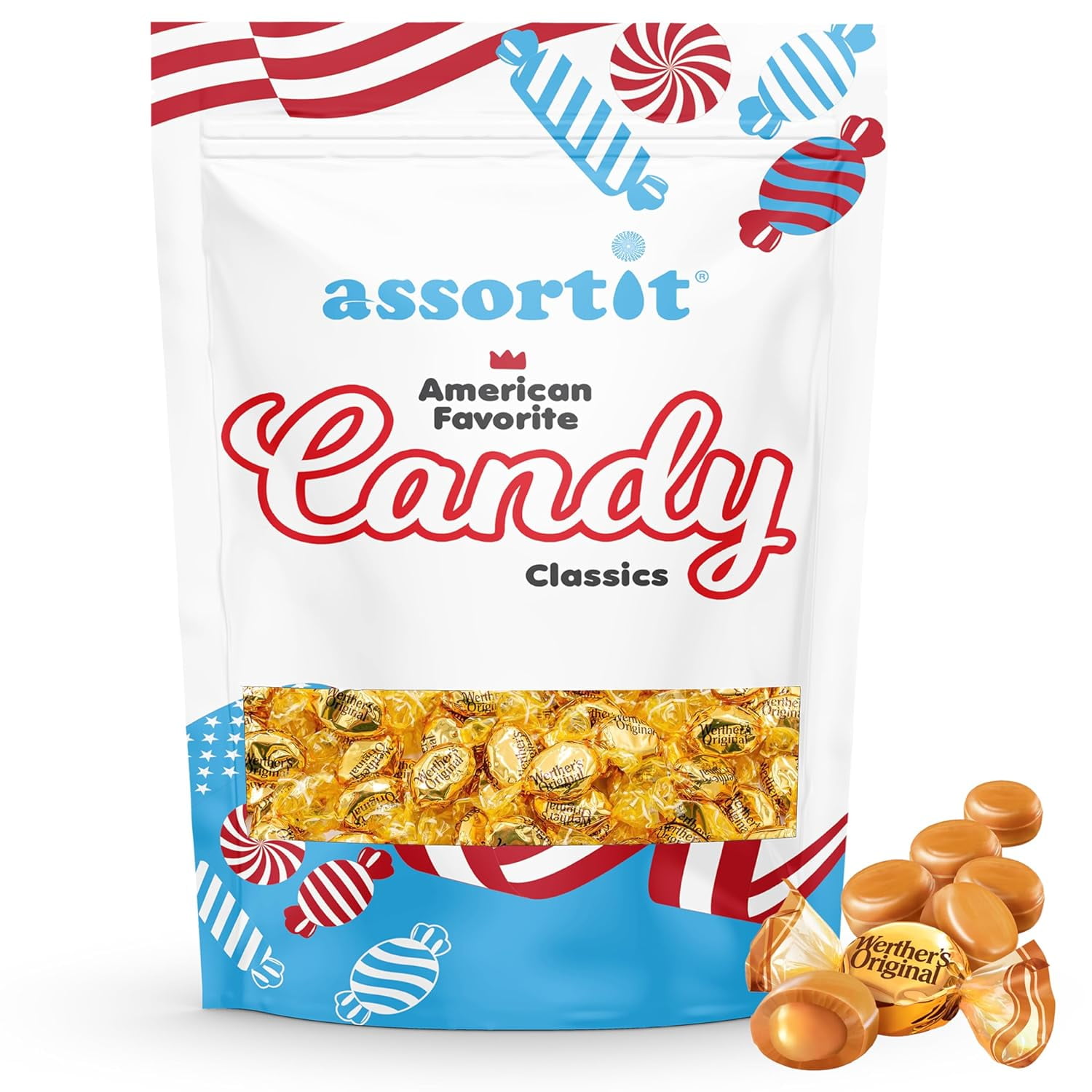 Werther's Original Classic Hard Candies With Creamy Caramel Filled Bulk ...