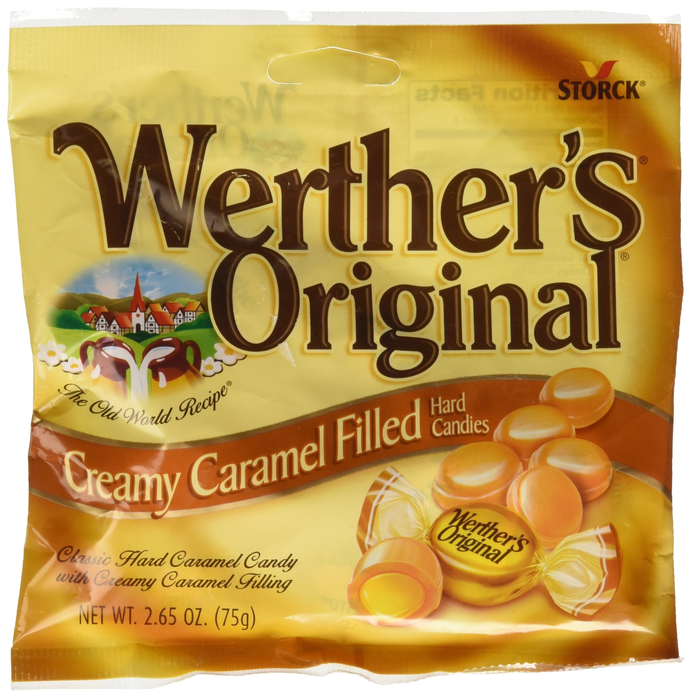 Werther's Original Creamy Caramel ESF27 Filled Hard Candies (2.65oz ...