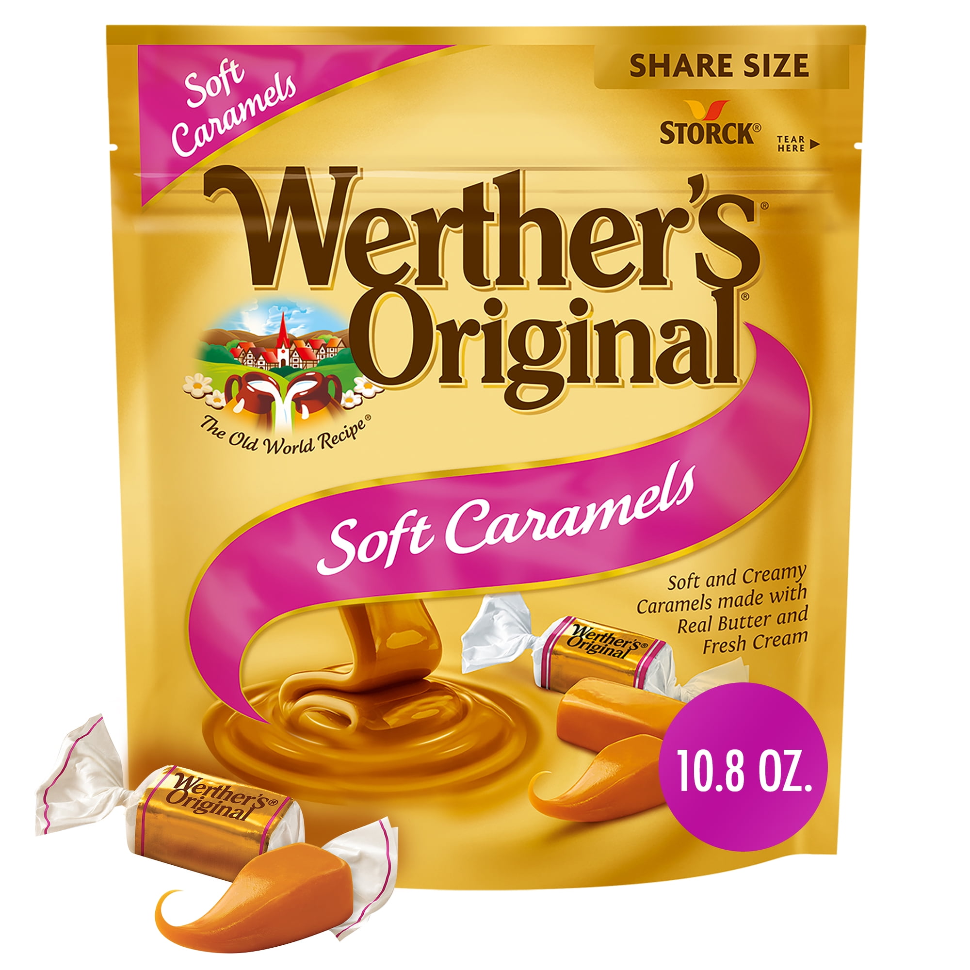 Brandclub - Werther's Original Individually Wrapped Soft Caramels, 10 ...