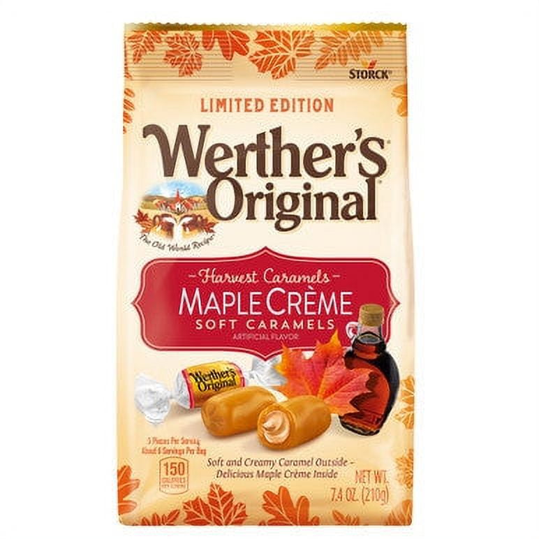 Werther's Original Maple Eclairs Caramel Candies, 200g/7 oz., Bag ...