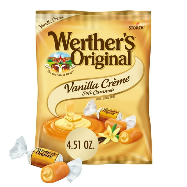 Werther's Original Soft Vanilla Crème Caramel Candy, 4.51 oz Bag Storck ...