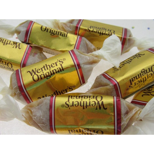 Werther's Soft Caramels 8oz Chews Pink Label Chewy Candy Half Pound ...