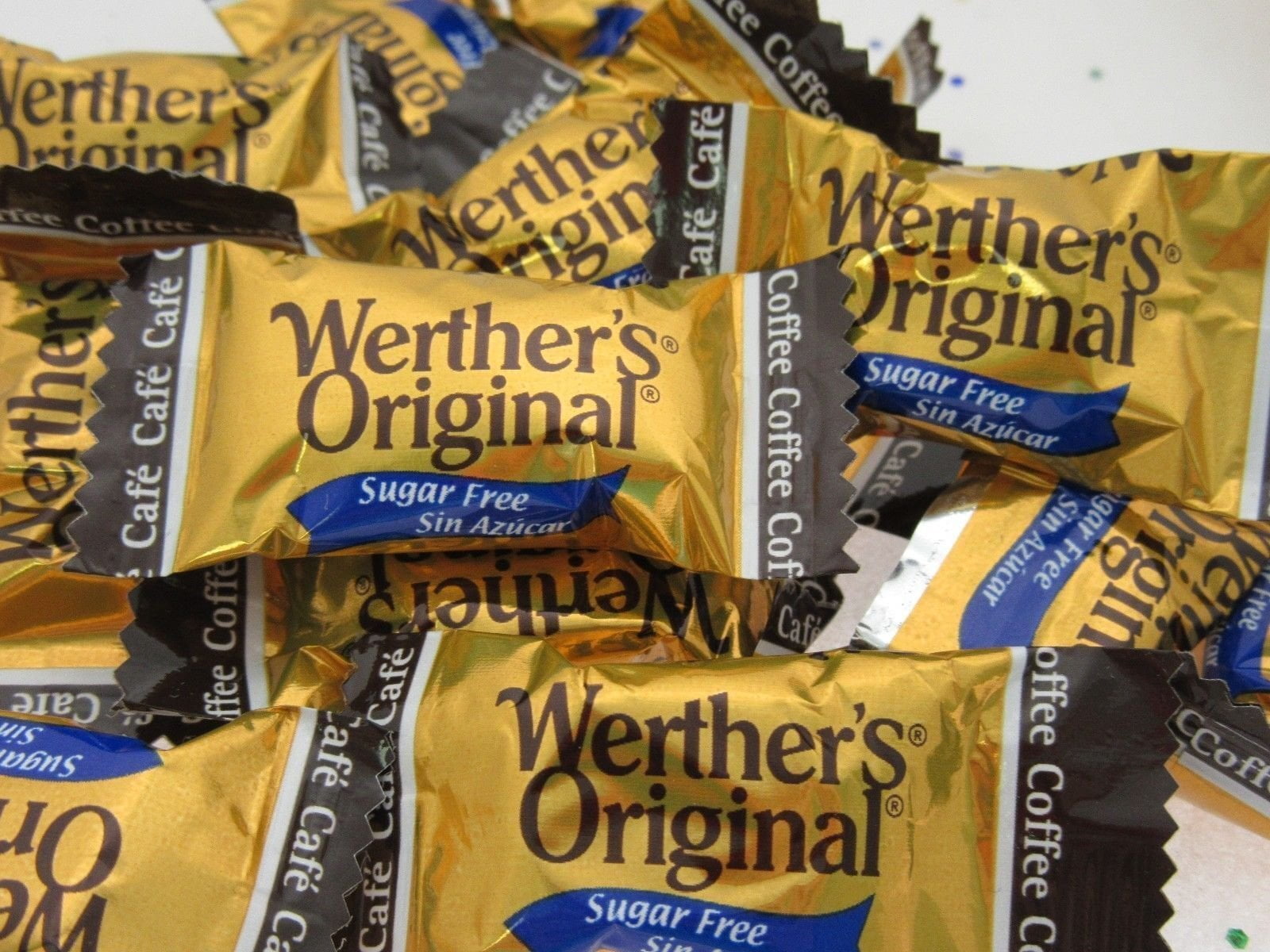 Werther's Sugar Free Caramel Coffee 16oz Werthers Creamy Hard Candy 1lb ...