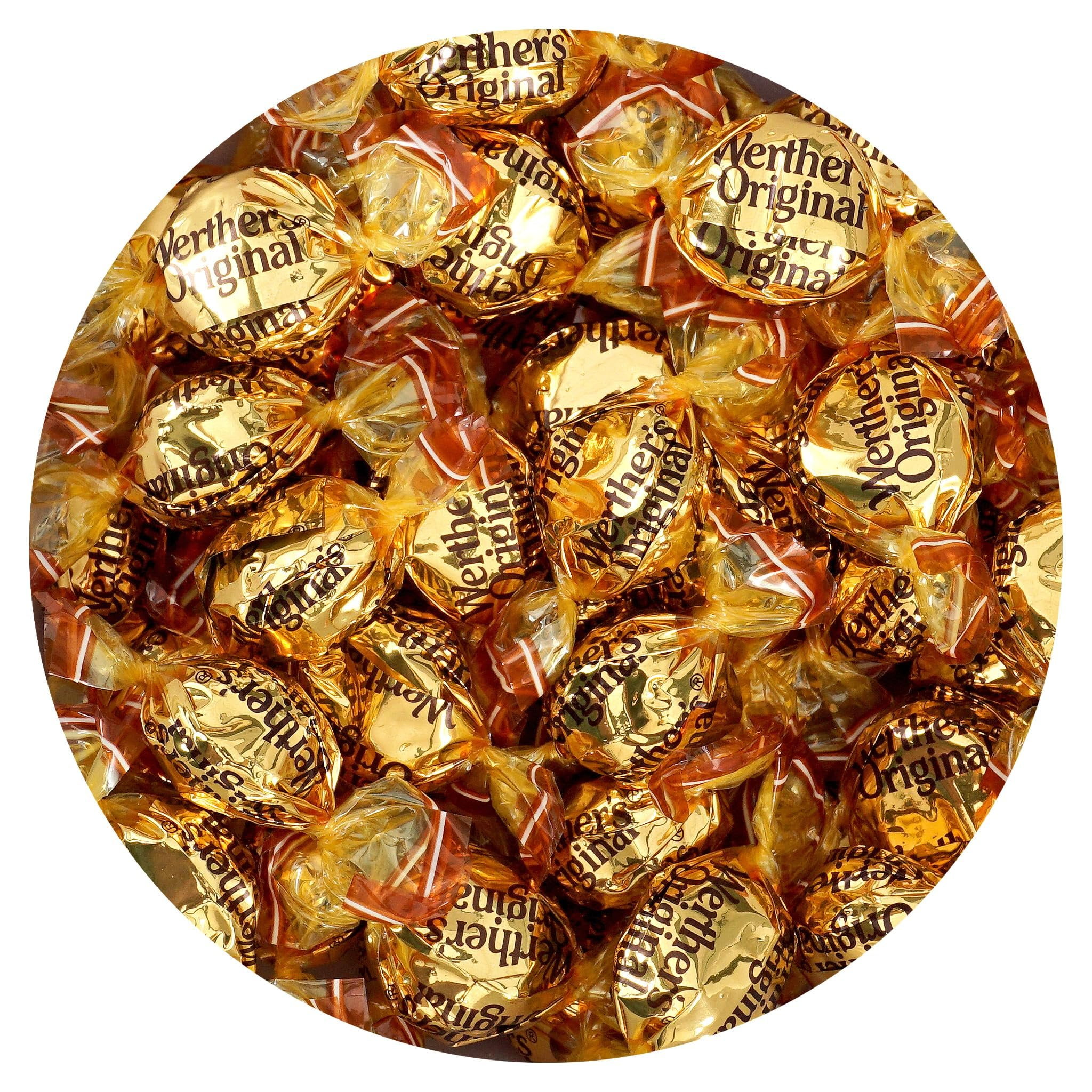 Werthers Original Creamy Caramel Filled Hard Candy, 2 Pound Bulk Bag ...