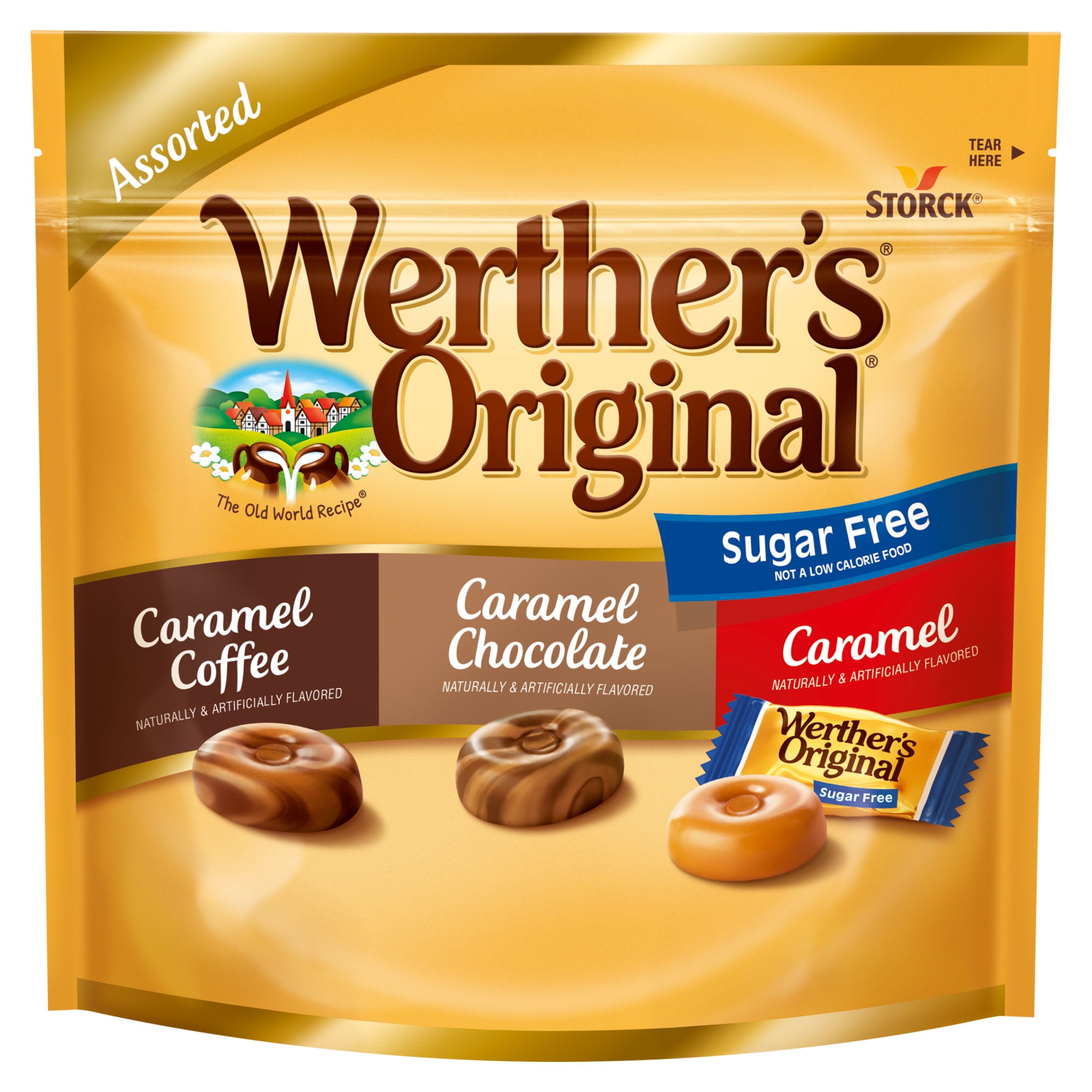 Werther's Original Hard Caramels, Assorted Flavors, 7.7 oz - Walmart.com