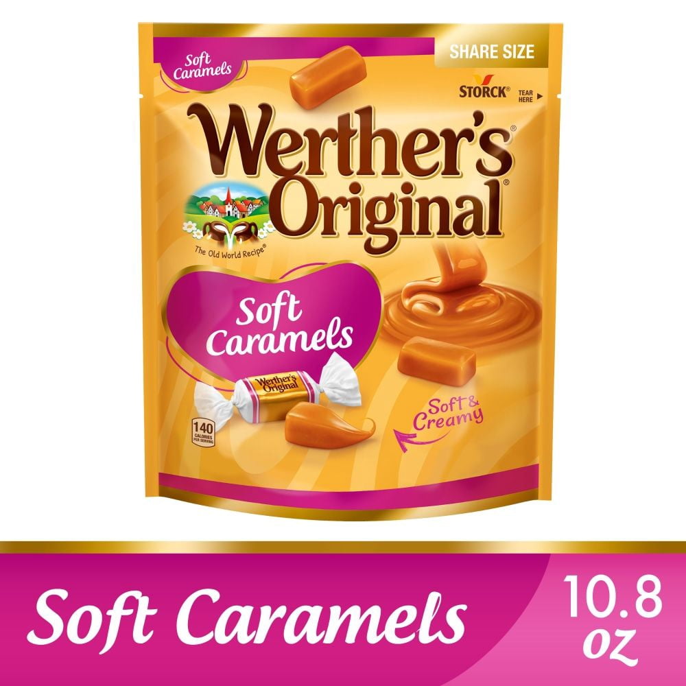 Werthers Original Soft Caramel Candy, Share Size 10.8 oz - Pack of 2 ...