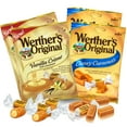 Werthers Original Vanilla Creme Soft Caramels and Chewy Caramel, Pack ...