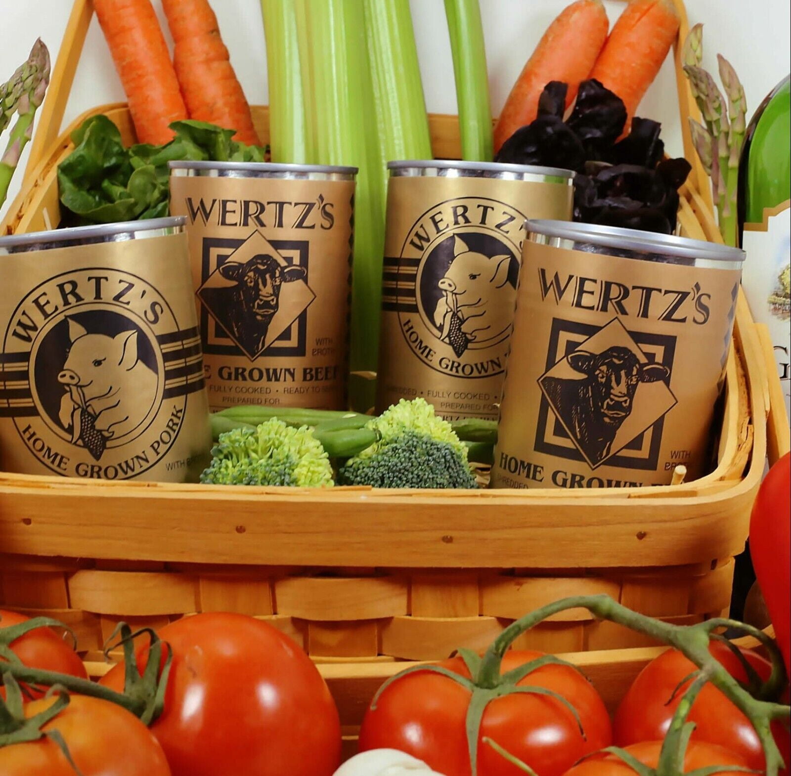 Wertz's GMO Free Ready to Eat USDA Approved Canned Meat Variety Pack of ...