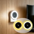 Werulen 2Pcs LED Night Light Light Sensor Plug In, Bedroom Hallway Soft ...