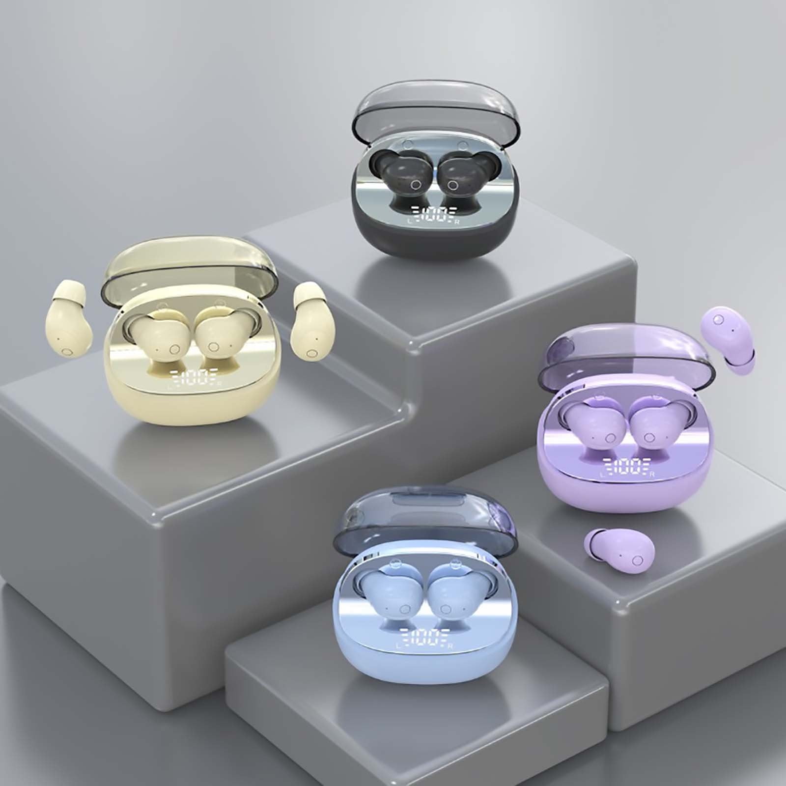 Werulen Under $5 ! Invisible Small Mini Earbuds Sleep Wireless ...