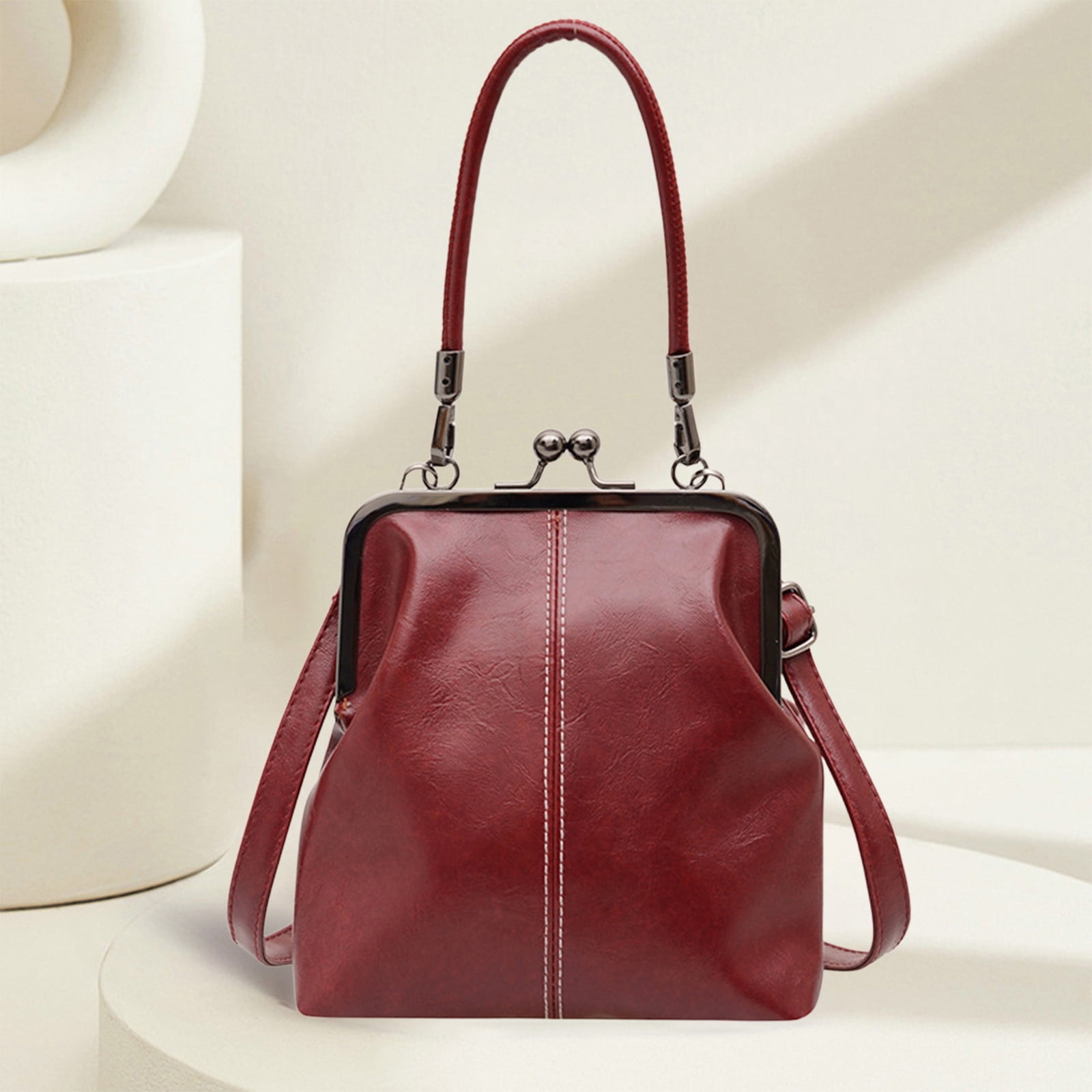 Werulen Under $5 ! Crossbody Tote Bags For Women, Mini PU Leather Tote ...