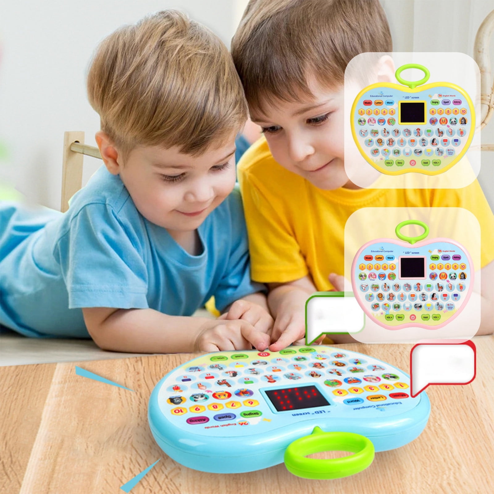 Werulen Clearance Under $5 ! Kid Tablet Toddler Learning Pad with ...