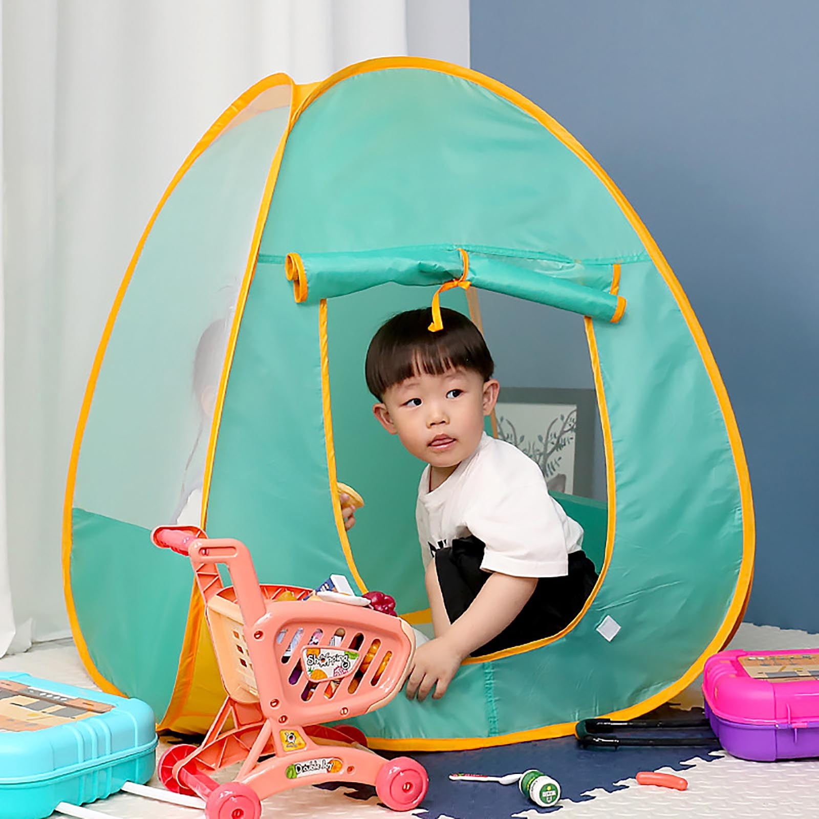 Werulen Clearance Under $5 ! Kids Play Tent for Girls and Boys, Setup ...