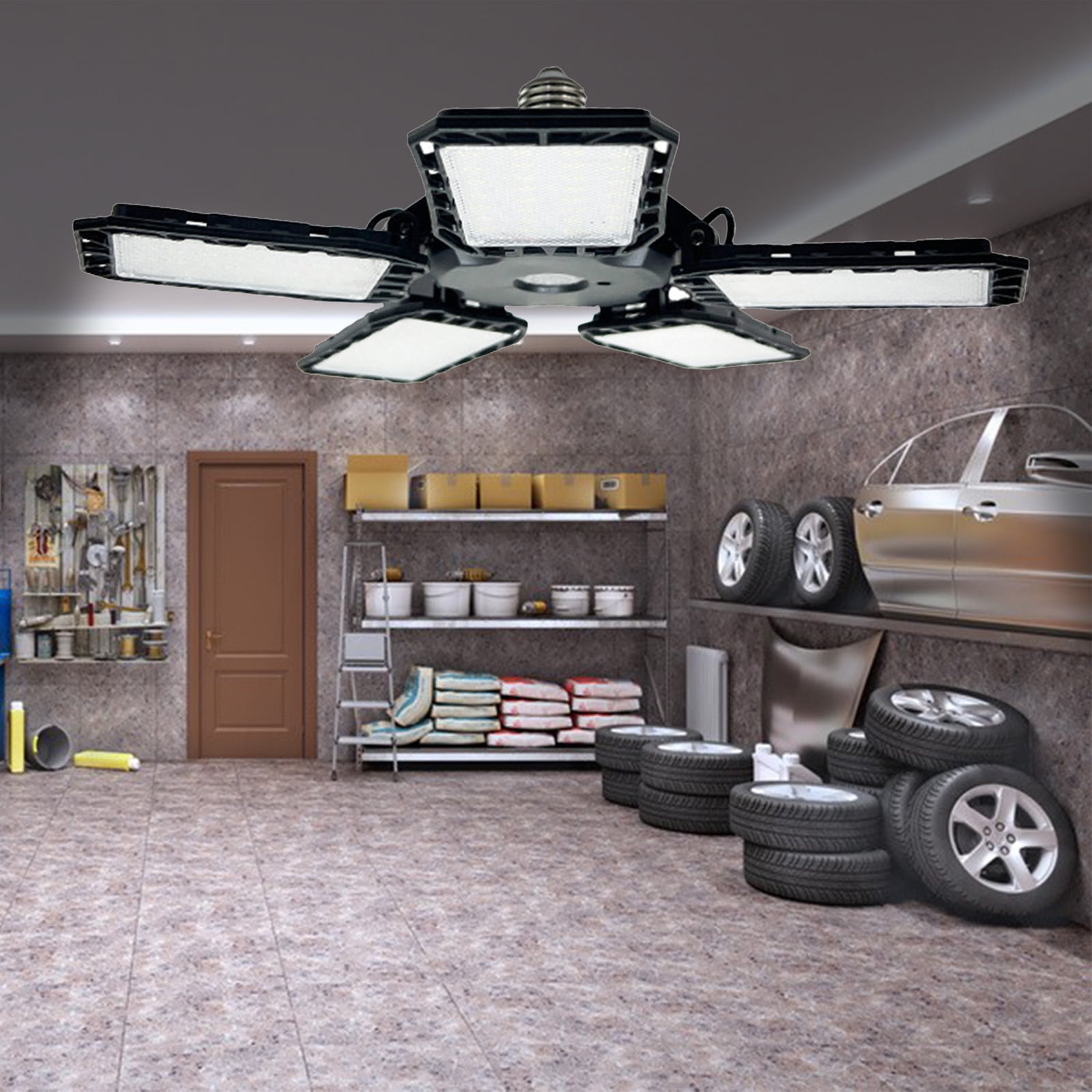 Werulen Clearance Under $5 ! LED Garage Ceiling Light, Bright LED ...