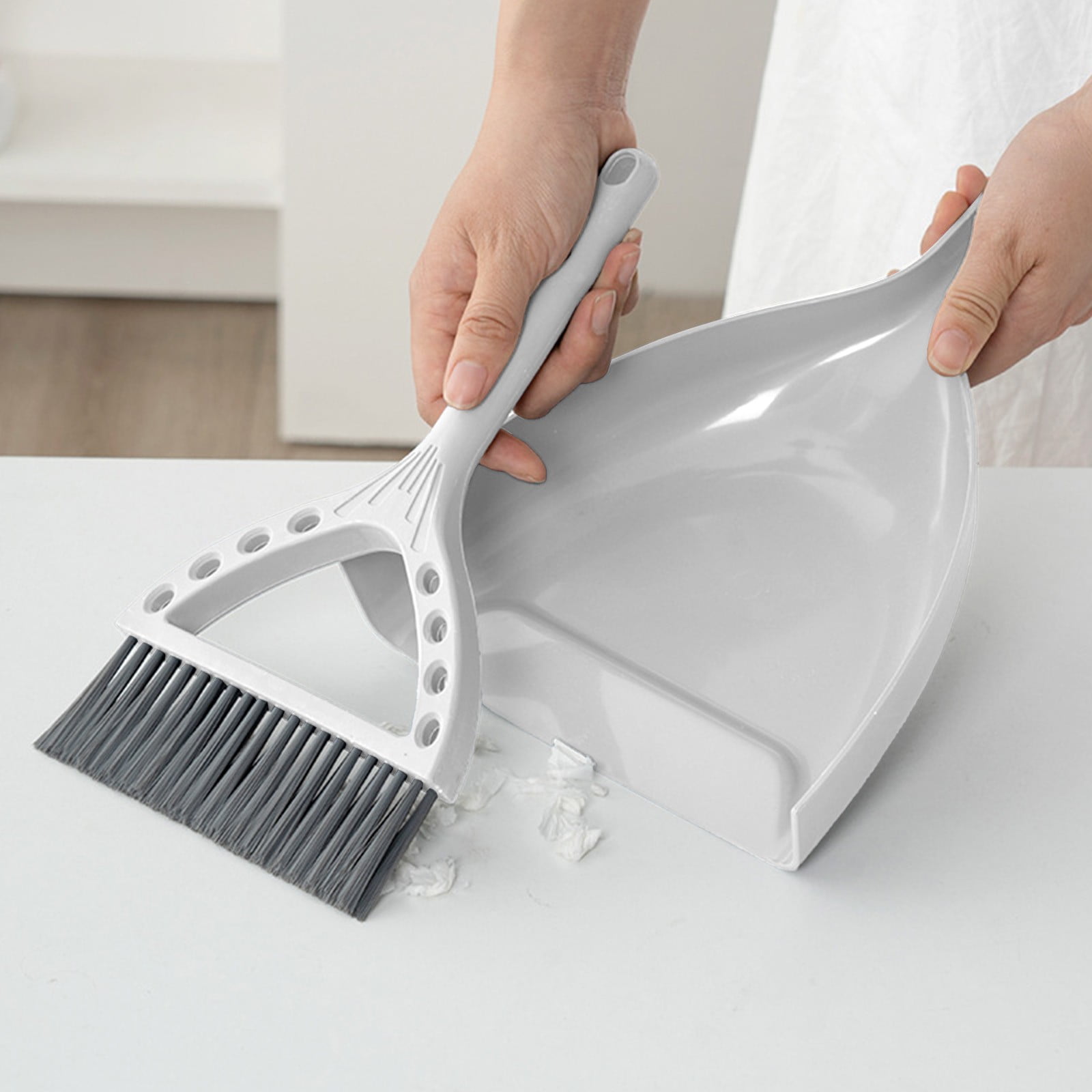 Werulen Clearance Under $5 ! Mini Broom and Dustpan Set Hand Broom with ...