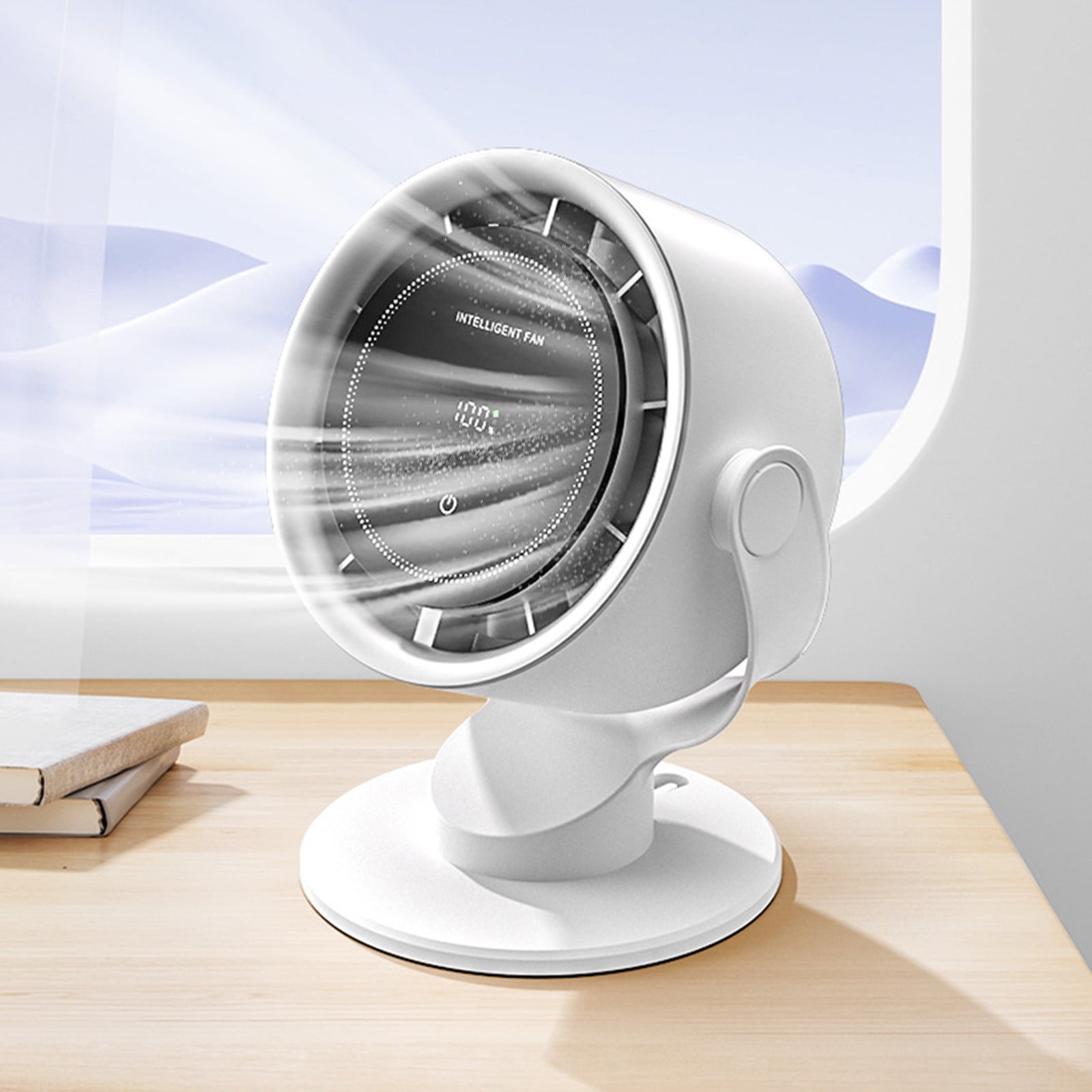 Werulen Clearance Under $5 ! Small Bladeless Air Circulating Fan ...