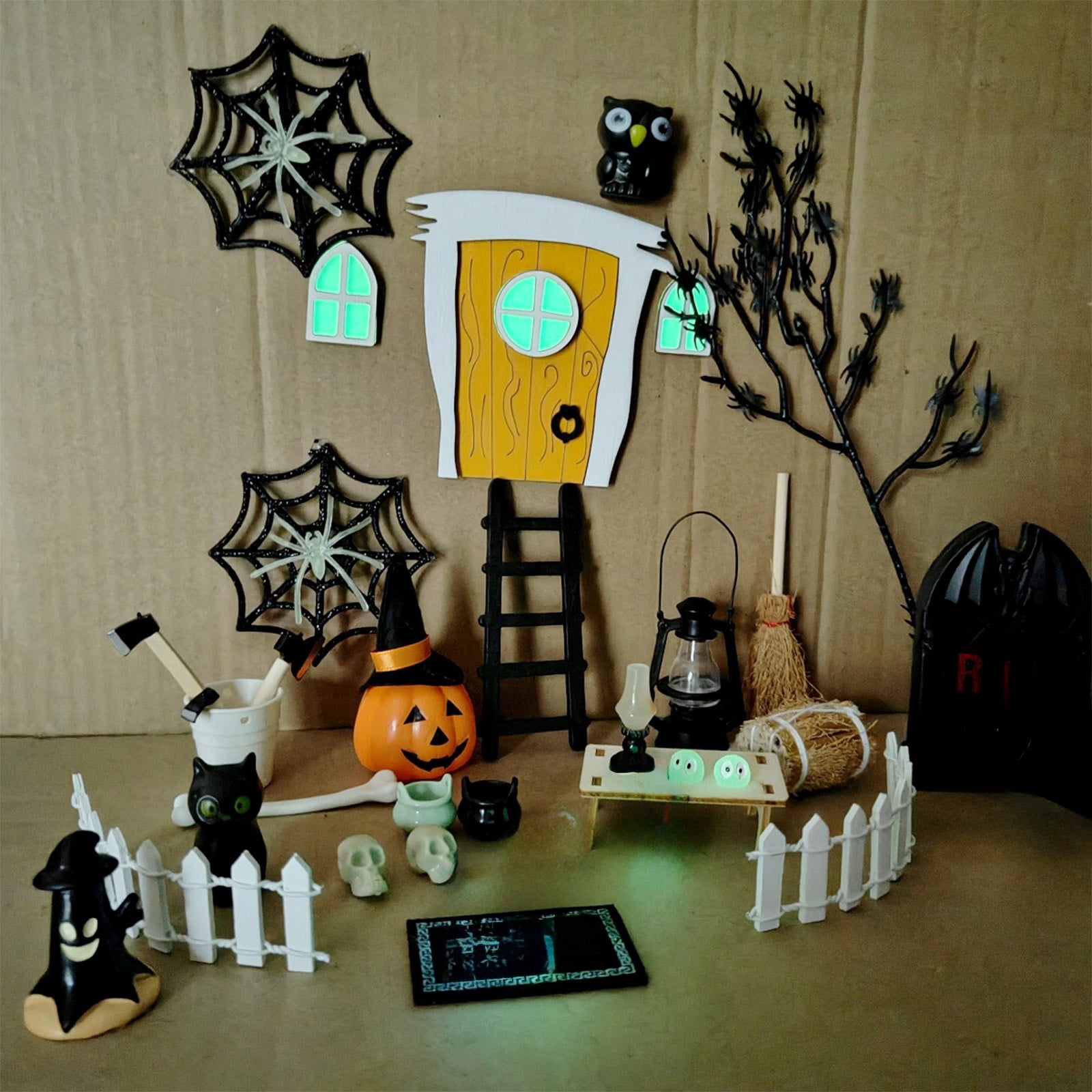 Werulen Clearance Toys Under $5 ! Halloween Dolls House Miniature Decor ...