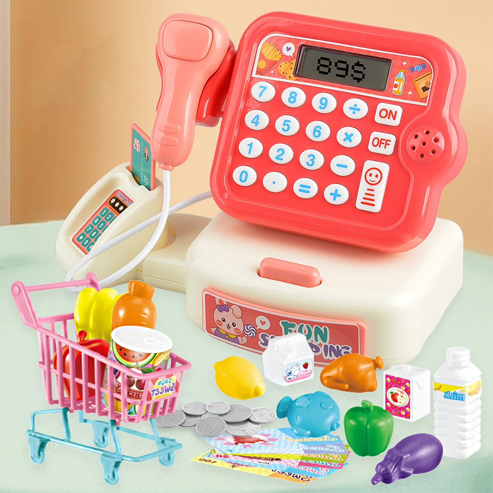 Werulen Clearance Toys Under $5 ! Kids Cash Counter Toy Kit with ...