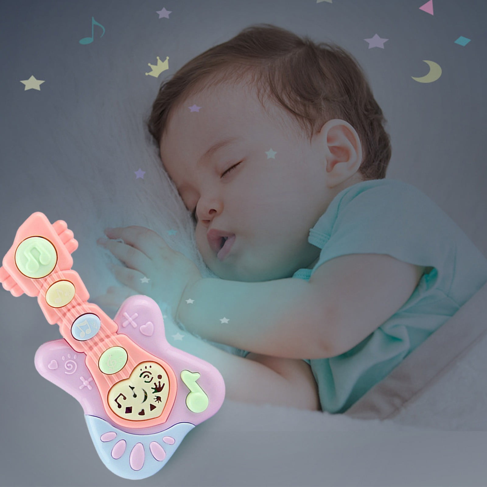 Werulen Clearance Toys Under $ 5 ! Musical Toddler Guitar Light and ...